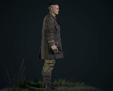 Repose D Human Character Model Reduce Polycount Rig For Ue Unity Pbr Texture By Adegbowo