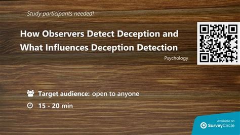 Deception Detection R Surveycircle