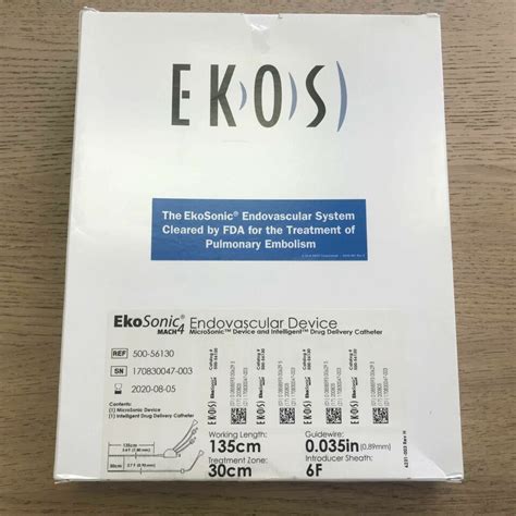 New Ekosonic 500 56130 Endovascular Device Mach4 Microsonic Device And Intelligent Drug Delivery