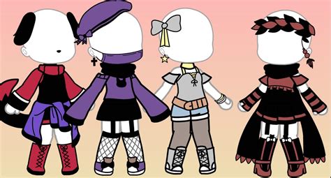 900 Ideas De Gacha Life Diseño De Club Trajes De Personajes Trajes Para El Club
