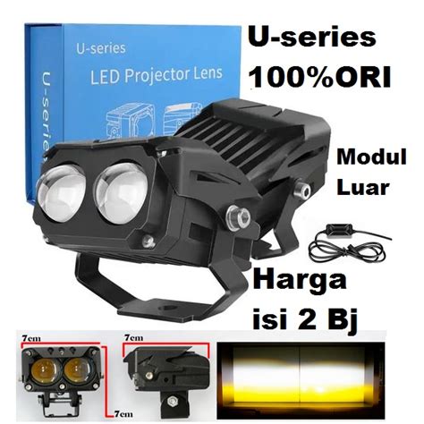 Jual Lampu LED Tembak LASER SQL MATA Mini Projector Mobil Motor Gun Mt U Useries U Series