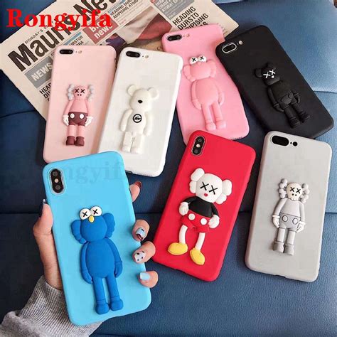 OPPO A12 A12e A9 A5 2020 A7 A5S A5 A3S A3 A83 A1 A79 A77 F3 F5 Phone Case Cute Carton Kaws Bear
