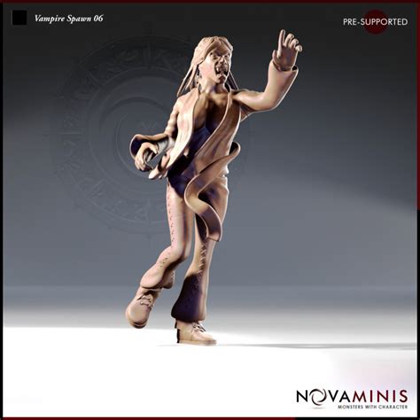 3d Printable Vampire Spawn 06 By Novaminis
