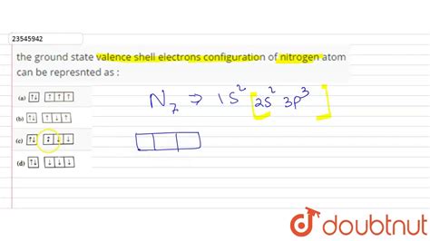 Electron Configuration For Nitrogen