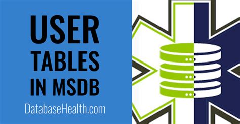 Manage Sql Server Avoid Storing User Tables In Msdb