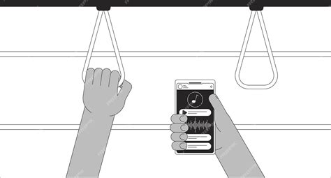 열린 창문에서 바람에 부는 커튼 흑백 냉기 Lofi 배경 발코니 개요 2d 벡터 만화 외부 그림 단색 Lofi 벽지 데스크탑