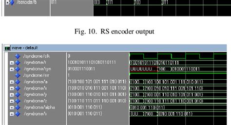 Figure 10 From Design Of Reed Solomon Encoder And Lcc Decoder Based On