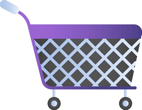Shopping Cart Icon In Purple And Blue Color 24194023 Vector Art At