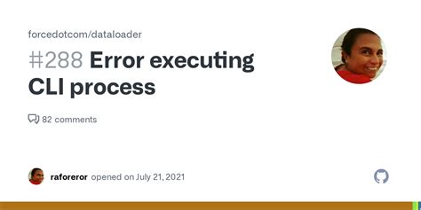 error executing cli process · issue 288 · forcedotcom dataloader · github