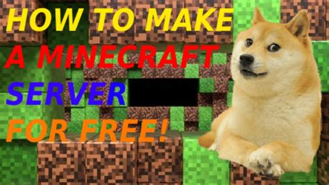 How To Make A Mincraft Server For FREE YouTube