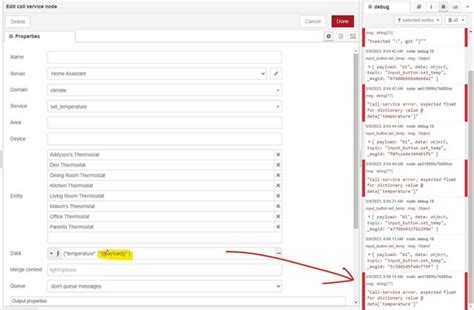 Set Temperature On Climate Entity Rnodered