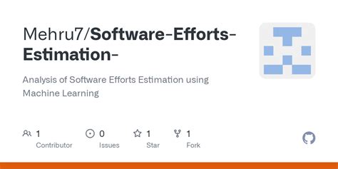 Github Mehru7software Efforts Estimation Analysis Of Software Github Mehru7software Efforts Estimation Analysis Of Software