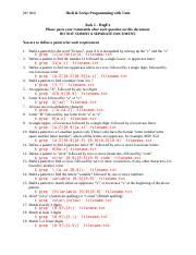 Ift Hw Docx Ift Shell Script Programming With Unix Hwk Regex Please Paste Your