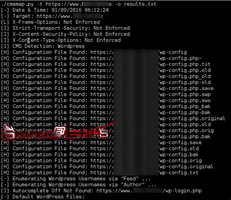 Cmsmap Escaner De Vulnerabilidades Para Drupal Wordpress Y Joomla