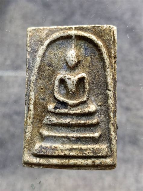 พระผงพรายสมุทร หลวงพ่อเจิม อชิโต วัดหอยราก จ นครศรีธรรมราช พิมพ์ ใหญ่ ปี 2499 เอกสตูล Thaipick