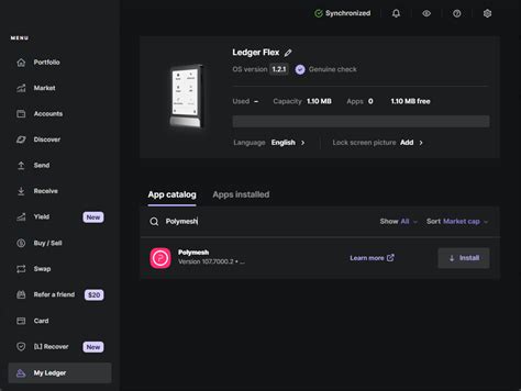 ledger hardware wallet polymesh documentation portal