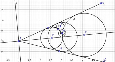 Geometry Find The Radius Of Circle Whose Centre Is Point Of Contact Of Two Circles