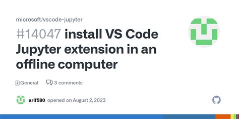 Install Vs Code Jupyter Extension In An Offline Computer · Microsoft