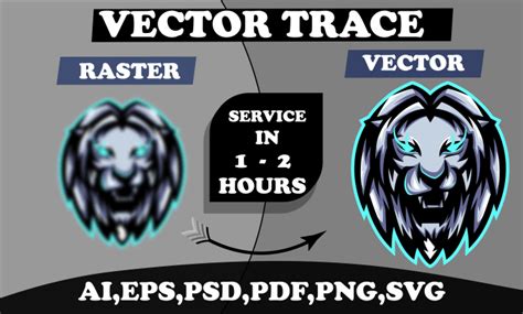 do vector tracing recreate remake convert logo to vector by
