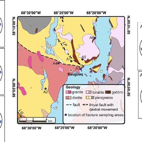 Geological Map Of Kuujjuaq Adapted From [5] With Indication Of Each