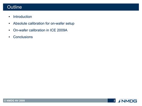 On Wafer Absolute Calibration Ppt