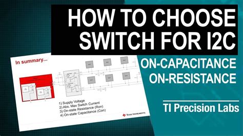 How To Select The Right Signal Switch For An I C Application YouTube