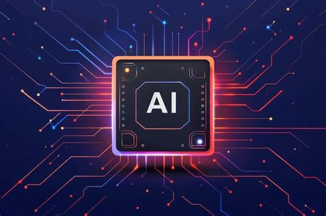 ai developer in hightech control room with digital interface and