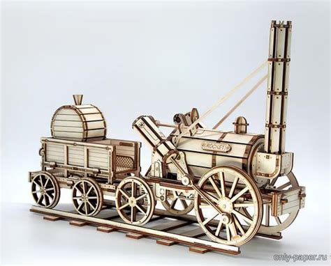 Steam Locomotive Jgr Class 7100 Yoshitsune из бумаги модели сборные