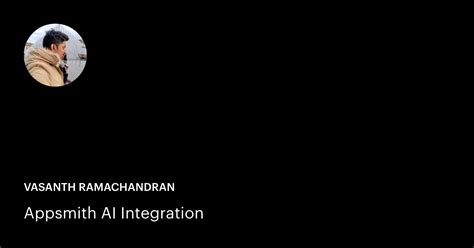Appsmith Ai Integration