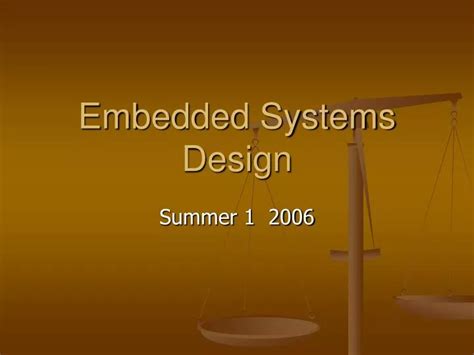 Ppt Embedded Systems Design Powerpoint Presentation Free Download Id6063243