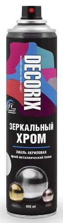 Аэрозольная краска зеркальный хром Decorix | отзывы