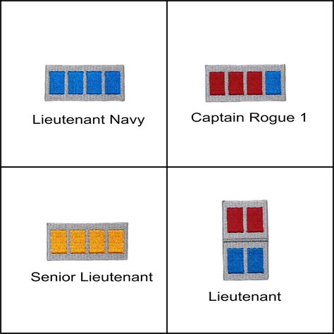 Star Wars Imperial Officer Patch Embroidered Imperial Officer Rank