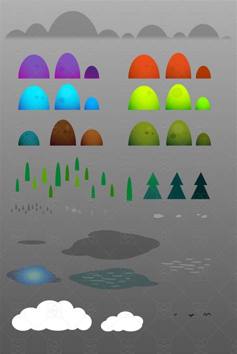 Cartoon Gui Kit Gamedev Market