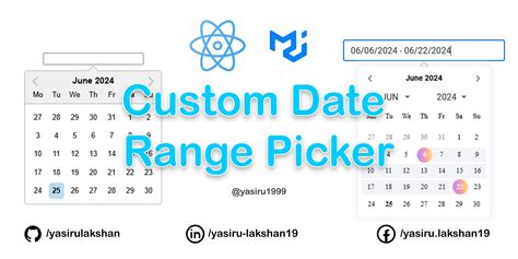 React Date Picker Code Example How To Create A Date And Time Picker