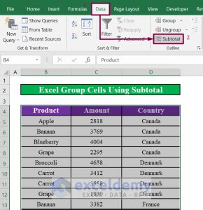How To Group Cells With Same Value In Excel 3 Methods ExcelDemy