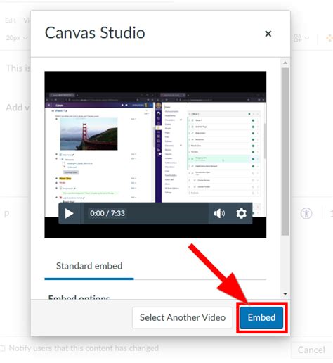 Adding Canvas Studio Content To A Page Academic Technology Help Center