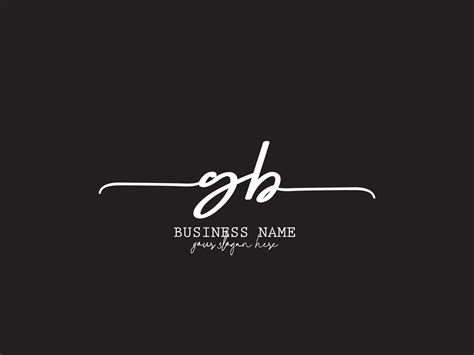 Gb Signature Logo, Initial GB Luxury Fashion Logo Branding For You ...