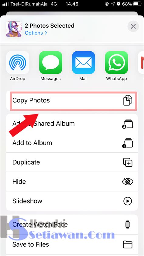 Cara Memindahkan Foto ke Folder File di iPhone