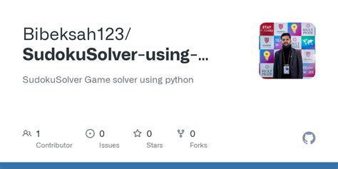 github bibeksah123 sudokusolver using python and tkinter