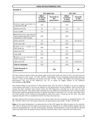 VAT IN INDIA PDF Personal Taxes Personal Finance