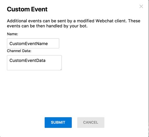 support custom events to test custom webchat clients · issue 416