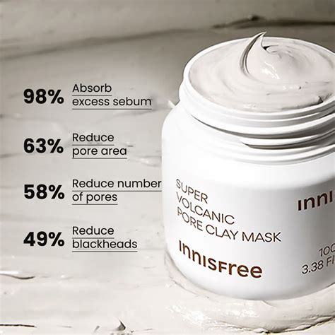 Innisfree Super Volcanic Pore Clay Mask 2X | PinkyParadise