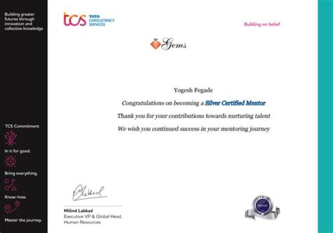 Yogesh Fegade On Linkedin Gratitudepost Silvercertifiedmentor