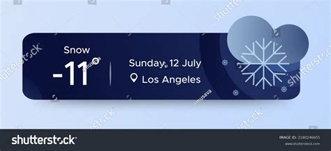 Weather Widget Ui Images Stock Photos Vectors Shutterstock