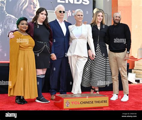 Los Angeles Usa 12th Oct 2022 Jamie Lee Curtis Kynthia Ruby Guest