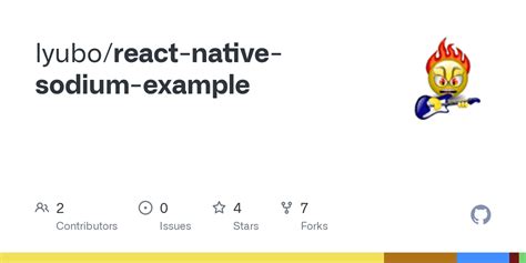 Github Lyubo React Native Sodium Example