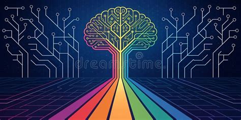 Large Language Model Artificial Intelligence Optimization Colorful Tree Design with Circuit ...