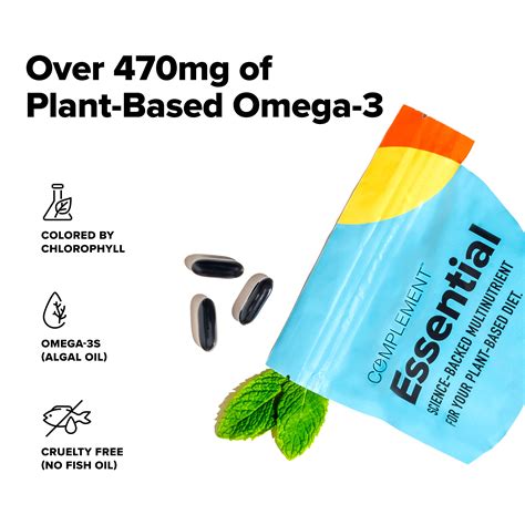 Complement Essential The Best Vegan Multivitamin For Plant Based Eaters