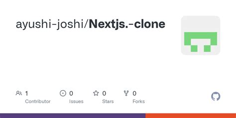 Github Ayushi Joshinextjs Clone