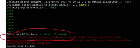 Delete Old Backups From Gitlab Self Managed Gitlab Forum